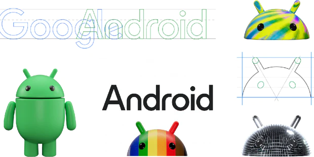 Google gives Android new logo with 3D mascot