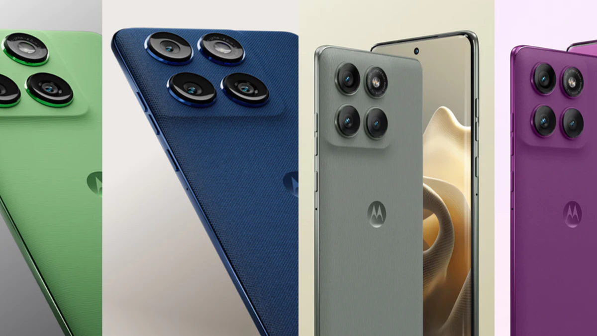 Motorola edge 60 and edge 60 pro in numerous Pantone colors announced